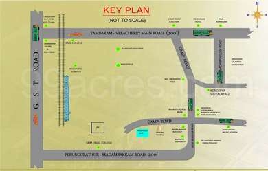 R.K.N Construction RKN Ektha Villa Map - Selaiyur, Chennai Location Map