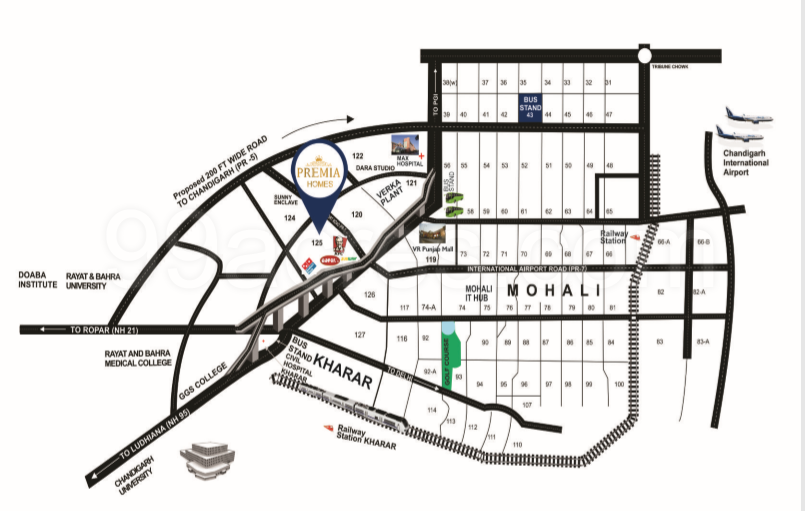 R K Developer Premia Homes Photos - Sector-125 Mohali Pictures