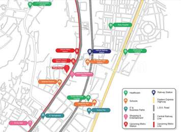 Aikya Realty And Racek Industries Aikya Roots Map - Vikhroli (West ...