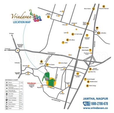 Radha Madhav Developers Radha Madhav Vrindavan Phase 3 Map - Jamtha ...