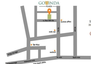 Radhe Developers Govinda Plaza Map - Panchavati, Nasik Location Map