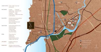 Radius Developers and ABIL and DB Realty Ten BKC Map - Bandra (East ...