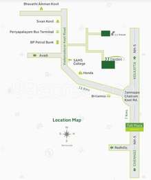 Ragam Builders Ragam JJ Garden Map - Periyapalayam, Chennai North ...