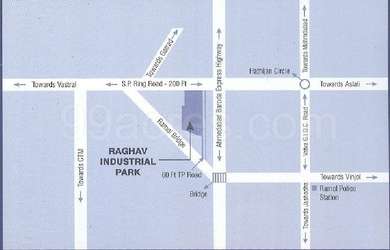 Raghav Infrastructure Raghav Industrial Park Map - Vastral, Ahmedabad ...