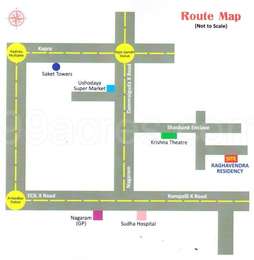 Raghavendra Developers Raghavendra Residency Map - Nagaram Village ...