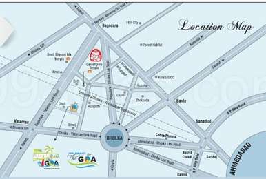 Raghuleela Buildcon Royal Beach City The Goa Map - Dholka, Ahmedabad ...