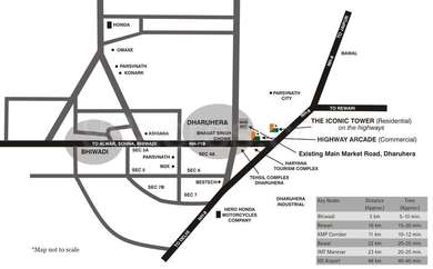 Raheja Developers Raheja Highway Arcade Map - Sector-2A Dharuhera ...