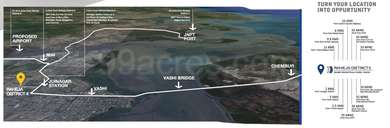 Raheja Universal Raheja District 2 Map - Juinagar, Navi Mumbai Location Map