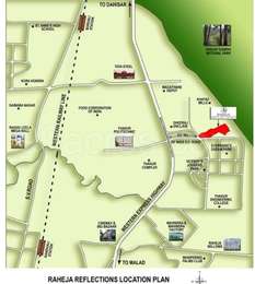 Raheja Universal Builders Raheja Serenity Map - Kandivali (East ...