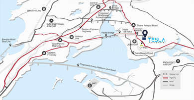 Raheja Universal Raheja Tesla 2 Industrial Map - Juinagar, Navi Mumbai ...