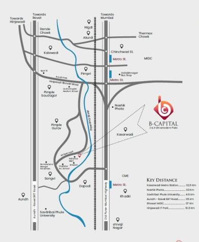 Rahul Construction And Reality Rahul B Capital Map - Pimple Gurav, Pune ...