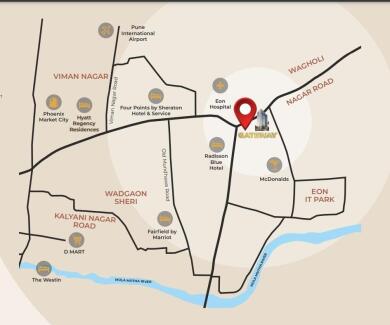 Raichandani Constructions Raichandani Gateway Map - Kharadi, Pune ...