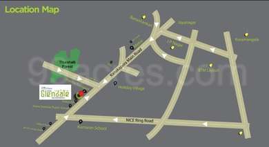 Rainbow Properties Rainbow Kishore Glendale Map - Vajarahalli ...