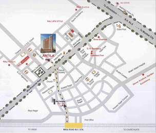 Raj Realty Builders Raj Antila Map - Chandan Shanti, Mira Bhayandar ...