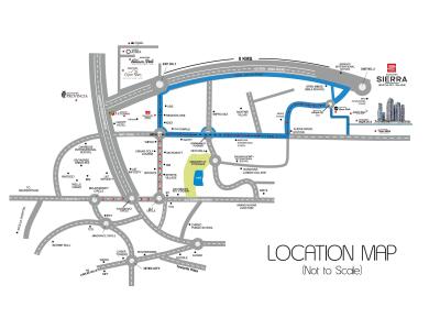 Rajapushpa Properties Rajapushpa Sierra Map - Tellapur, Hyderabad ...