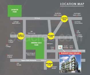 Rajarajeshware Builddcon Rajarajeshware Prashanti Balu Enclave Map ...
