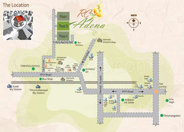 Rajarathnam Construction RC Adena Map - Thirumullaivoyal, Chennai ...