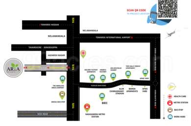 Rajarshi Developers Rajarshi Arya Map - Nelamangala, Bangalore Location Map