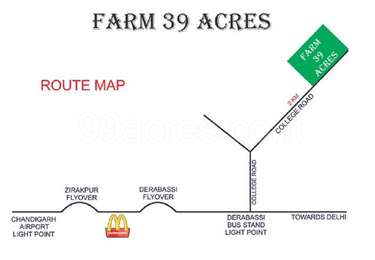 Rajdeep and Company Rajdeep 39 Acres Farm Map - Dera Bassi, Chandigarh ...