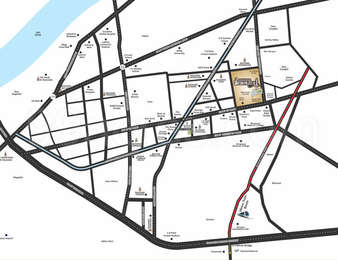 Rajhans Infracon Rajhans Eronzza Map - Vesu, Surat Location Map