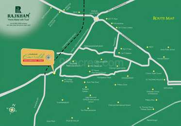 Rajkham Builders Rajkham Emerald Map - Porur, Chennai Location Map