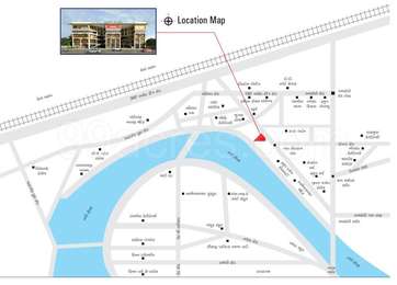Rajshakha Builders Rajshakha Earth Plaza Map - Adajan, Surat Location Map