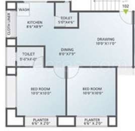2 BHK Apartment / Flat for sale in Rajyash Sahaj Solitaire Vasna ...