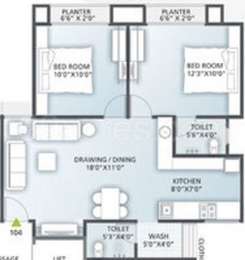 2 BHK Apartment / Flat for sale in Rajyash Sahaj Solitaire Vasna ...