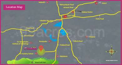 Rakindo Developers Rakindo Orchids Phase 2 Map - Kovaipudur, Coimbatore ...