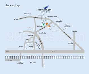 Ramayan Builders Ramayan Indraprasth Heights Map - Katara Hills, Bhopal ...