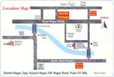 Hermes Ramesh Builders Hermes Heritage Map - Shastri Nagar, Yerawada ...