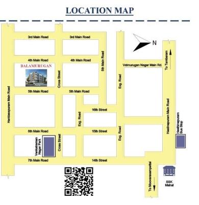 Ramkhar Homes Ramkhar Balamurugan Map - Hastinapuram, Chromepet ...