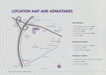 Ramky Estates and Farms Hyderabad Ramky One Symphony Map - Patancheru ...