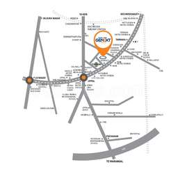 Ramky Estates and Farms Ltd. Ramky One Genext Towers Map - Uppal ...