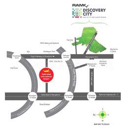 Ramky Estates and Farms Hyderabad Ramky Discovery City Map ...