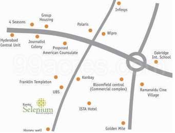 Ramky Estates and Farms Hyderabad Ramky Selenium Map - Financial ...