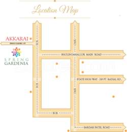 Rams Builders Rams Spring Gardenia Map - Akkarai, Chennai South ...