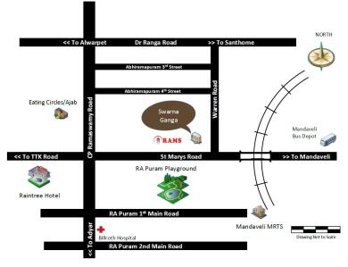 Rams Builders Chennai Rams Swarna Ganga Map - Mylapore, Chennai ...