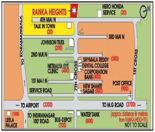Ranka Group Ranka Heights Map - Krishna Reddy Layout, Ramamurthy Nagar ...