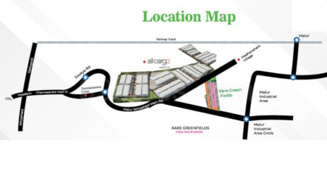 Rare Infracon Rare Greenfields Malur Map - Malur, Bangalore East ...