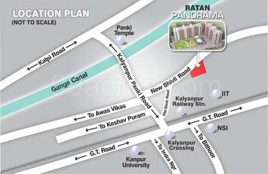 Ratan Housing Development Builders Ratan Panorama Map - Kalyanpur ...