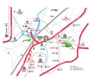 Raunak Group Raunak Centrum A Map - Chembur, Mumbai Location Map