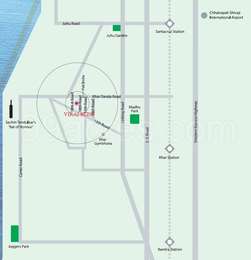 Raunak Group Raunak Viraj Bliss Map - Khar West, Mumbai Location Map