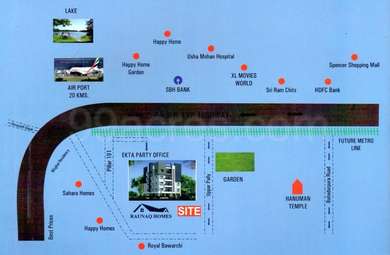 Raunaq Homes Map - Attapur Ring Road, Attapur,Gudimalkapur, Hyderabad ...