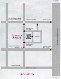 Raviraj Buildtech Raviraj Pushkar Map - Indira Nagar, Nasik Location Map