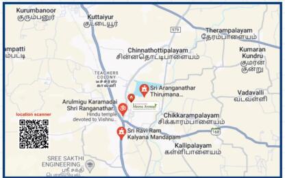 RD Constructions Coimbatore Meera Avenue Map - Karamadai, Coimbatore ...