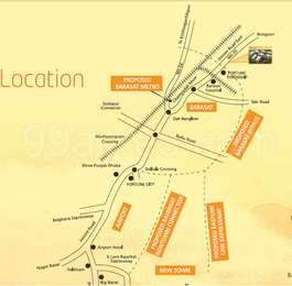 RDB Real Estate Constructions Limited RDB Regent Kusum Map - Barasat ...