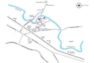 Real Buildcon Real Dream Homes Map - Talegaon Dabhade, Pune Location Map
