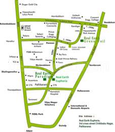Real Earth Properties Real Earth Euphoria Map - Pallikaranai, Chennai ...