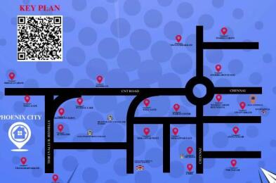 Real Homes Chennai Real Phoenix City Map - Red Hills, Chennai Location Map